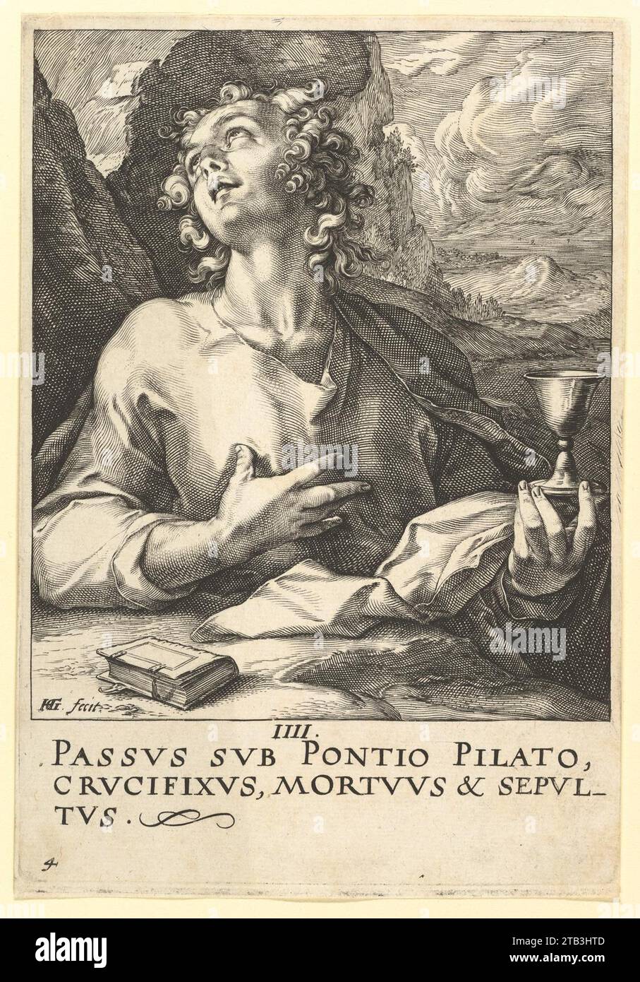St. John, from Christ, the Apostles and St. Paul with the Creed 1917 by ...