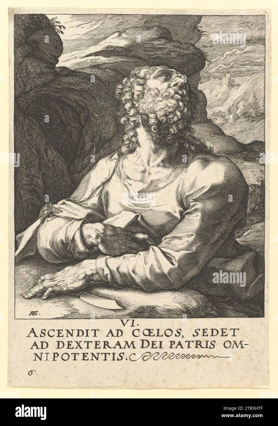 St. Bartholomew, from Christ, the Apostles and St. Paul with the Creed ...