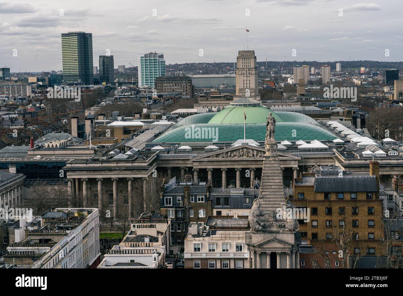 British Museum, aerial view Stock Photo - Alamy