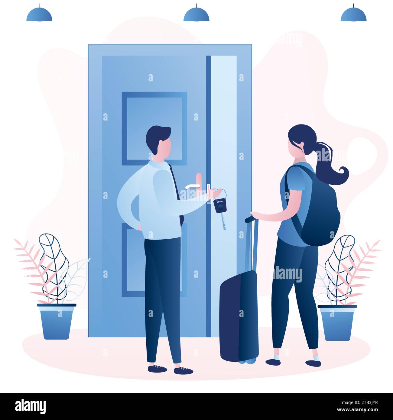 Cartoon door key Stock Vector Images - Alamy