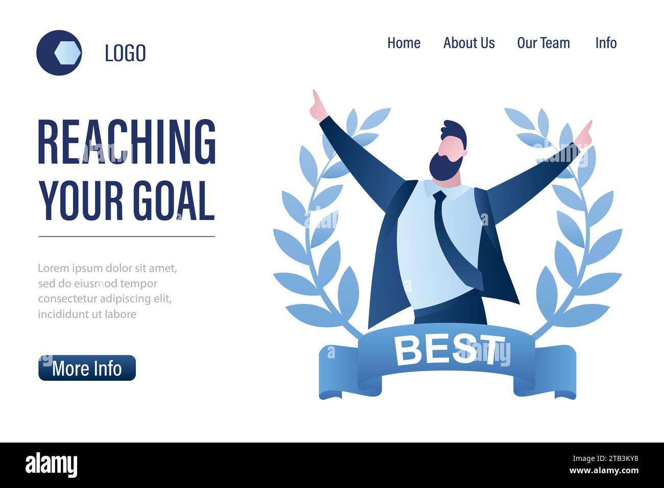 Celebrating goals Stock Vector Images - Alamy