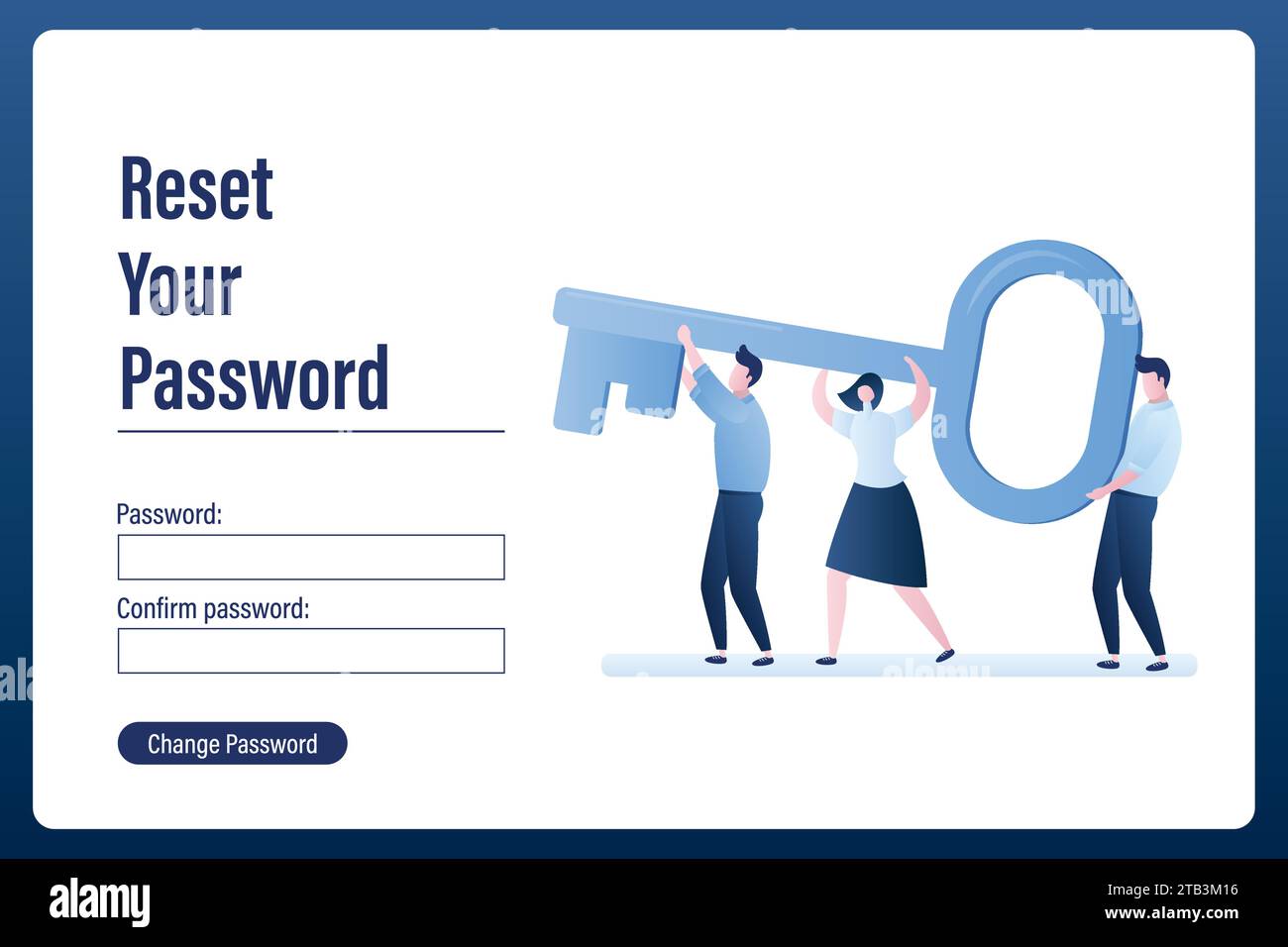 Confirm password Stock Vector Images - Alamy