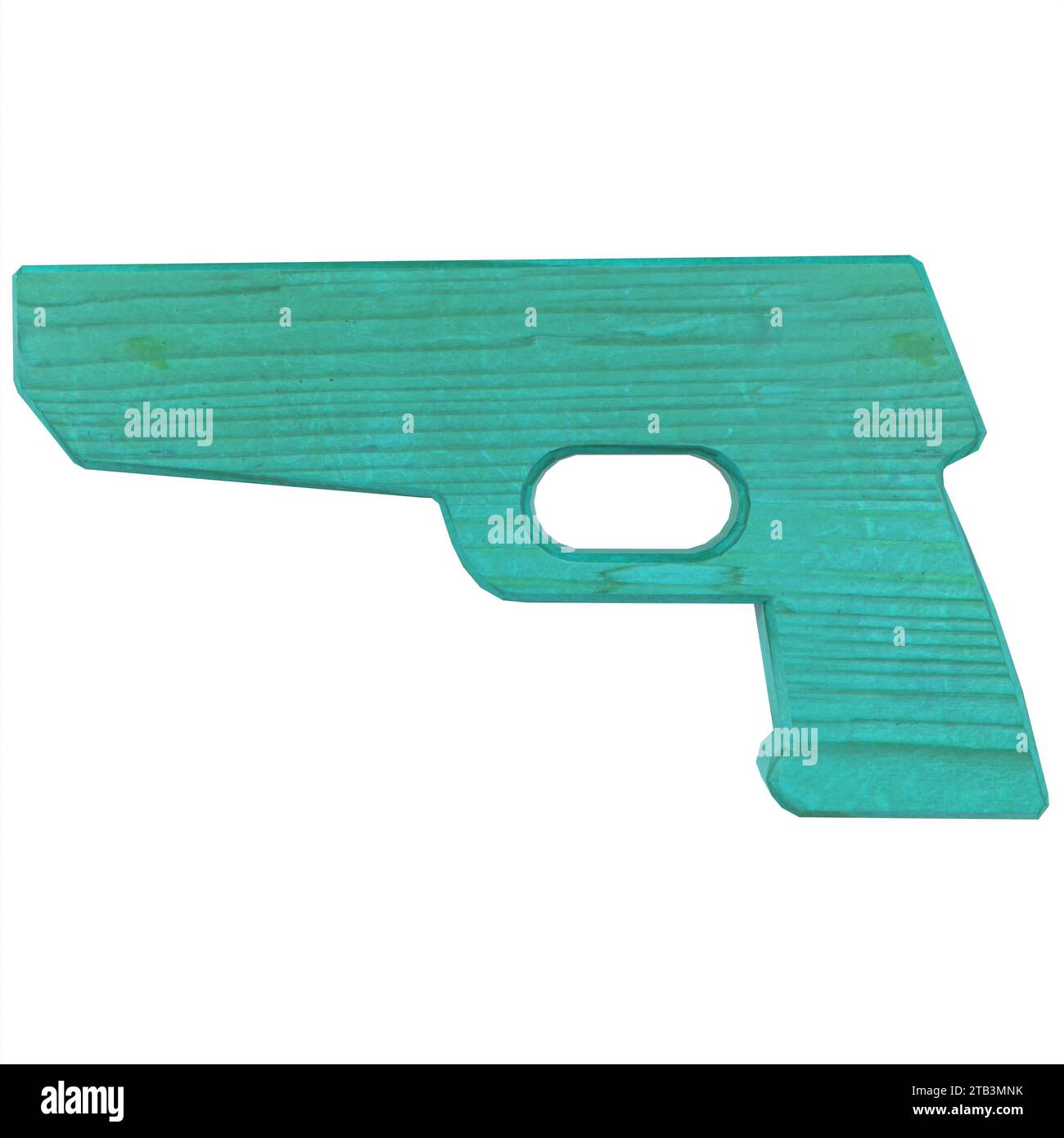 Wooden Gun isolated on white background Stock Photo - Alamy