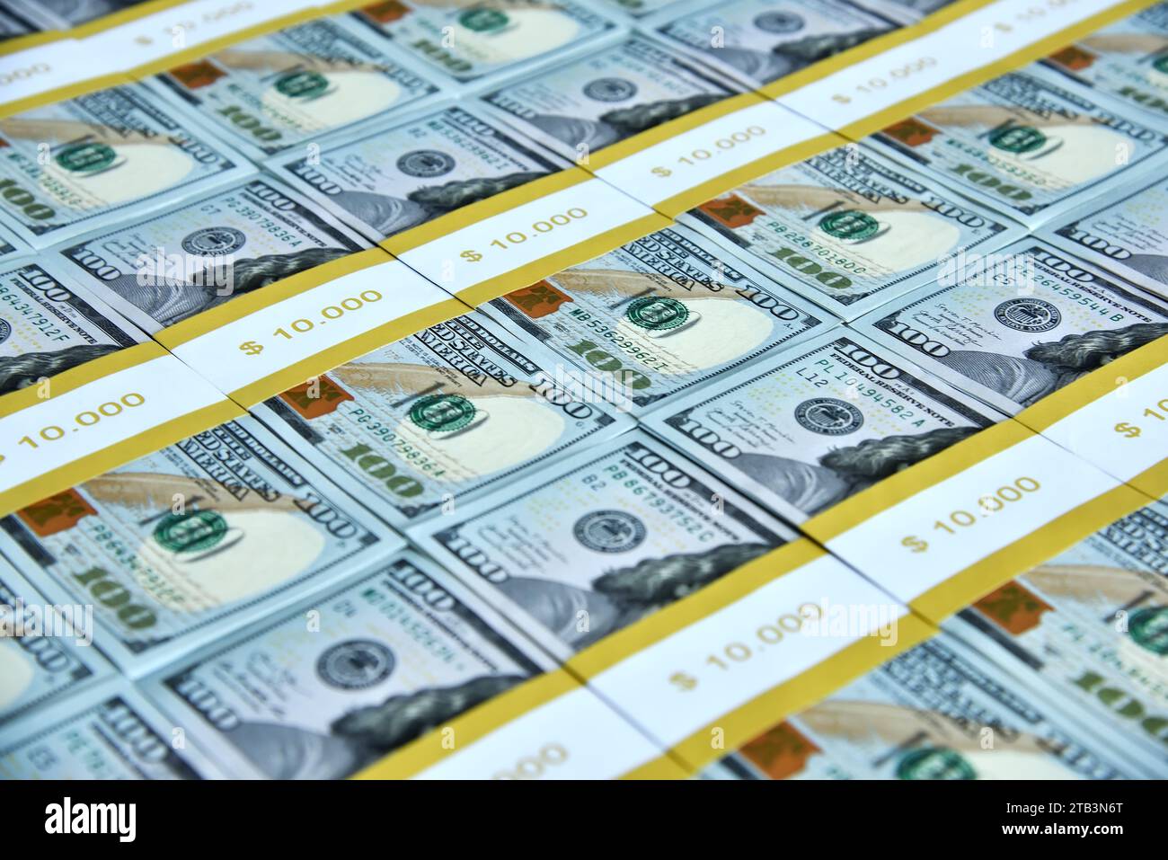 Bundles of one dollar bills hi-res stock photography and images - Alamy