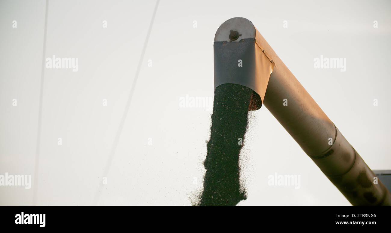 Grain unloading tube hi-res stock photography and images - Alamy
