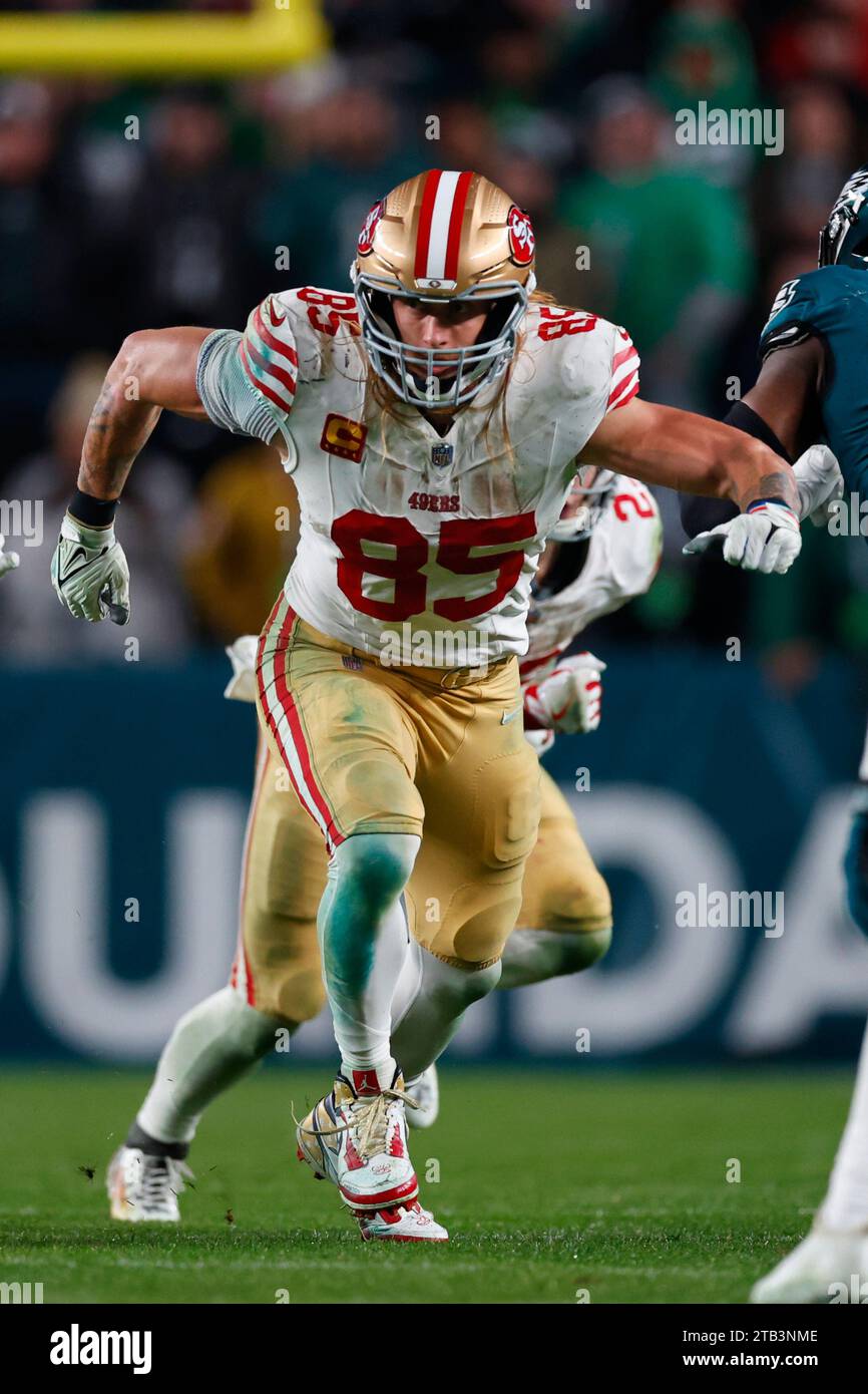 San Francisco 49ers tight end George Kittle (85) in action against the ...