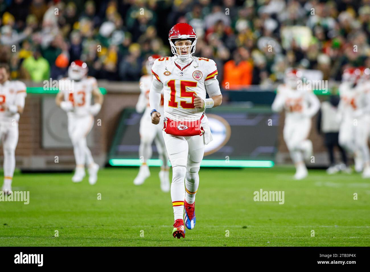 December 3, 2023: Kansas City Chiefs quarterback Patrick Mahomes (15 ...