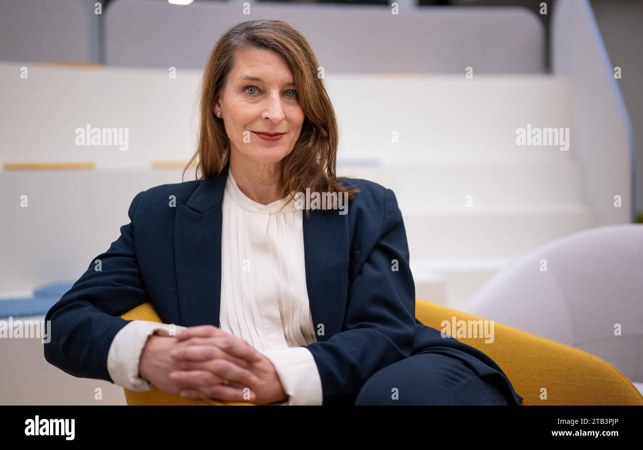 Berlin, Germany. 04th Dec, 2023. Franziska Reich, Co-Editor-in-Chief of ...