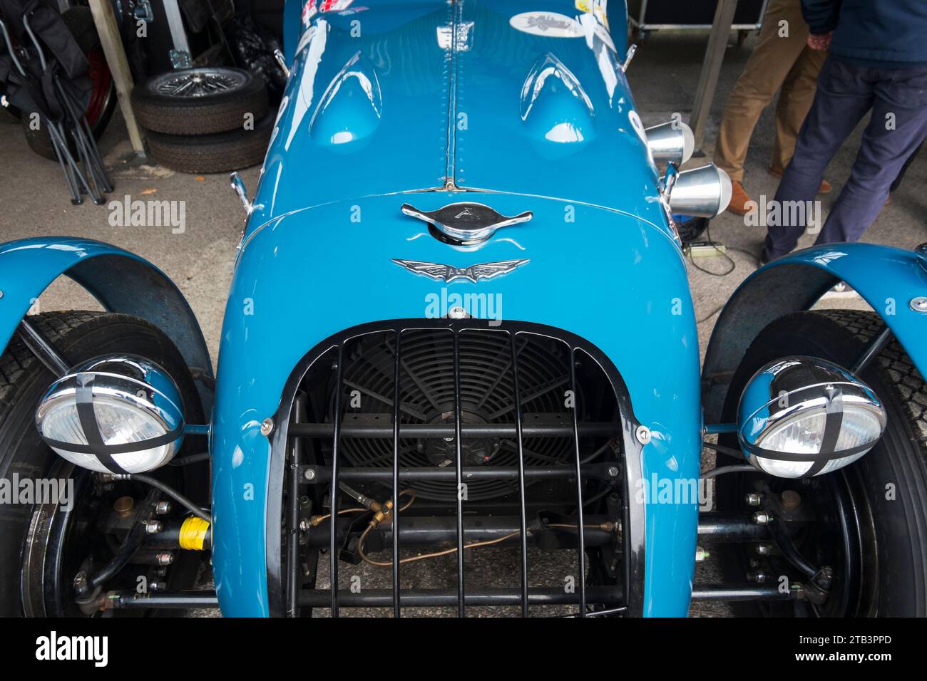The light blue 1939 Alta Two Seater of John Ruston at the 80th Members ...