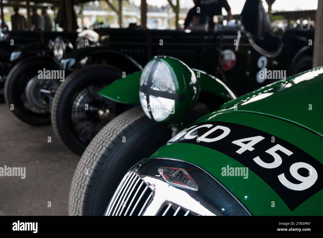 Green 1953 Frazer Nash Le Mans Replica of Martin Hunt, driven by ...