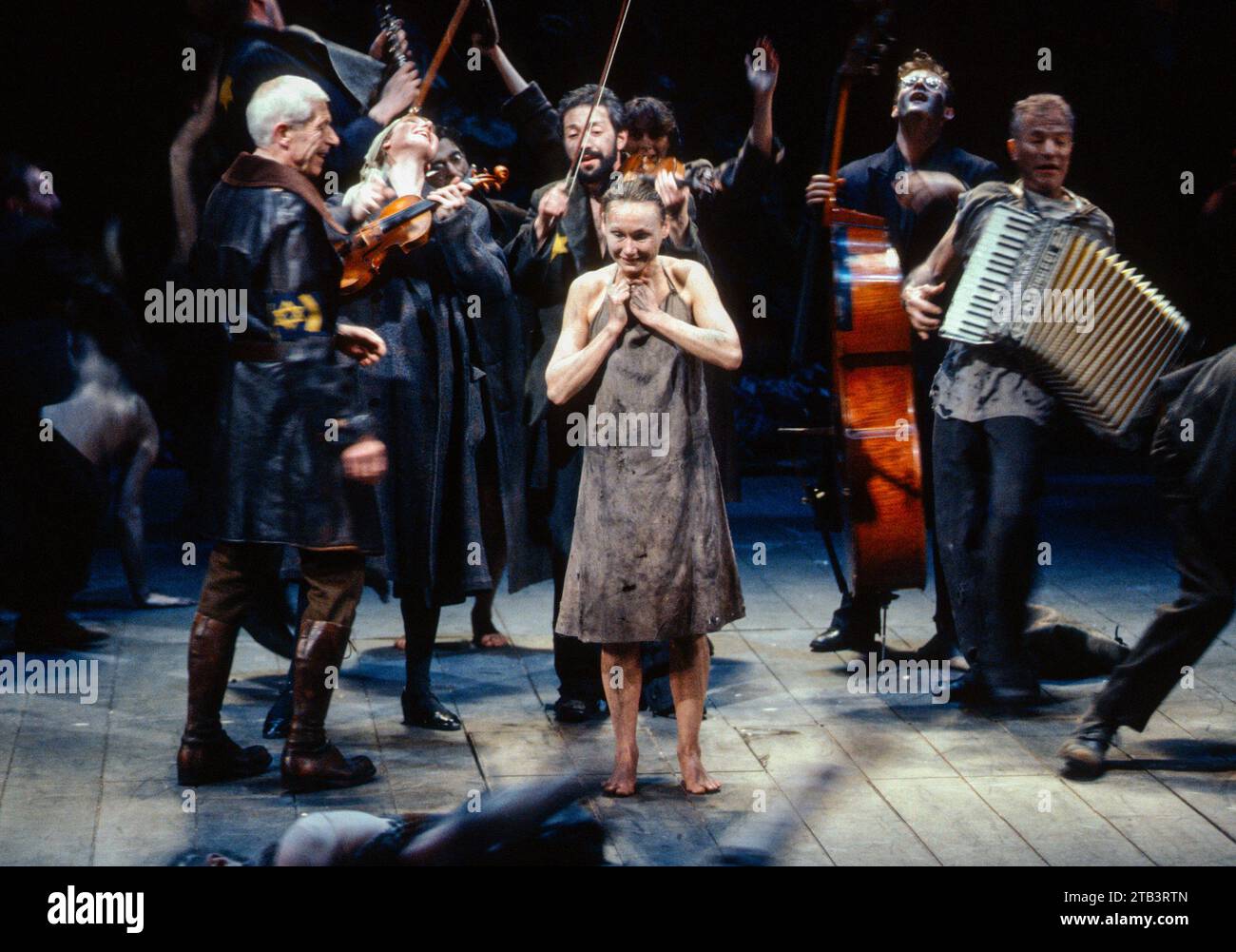 left: John Woodvine (Gens) centre: Angela Pleasence (Oomah Orshevskaya ...