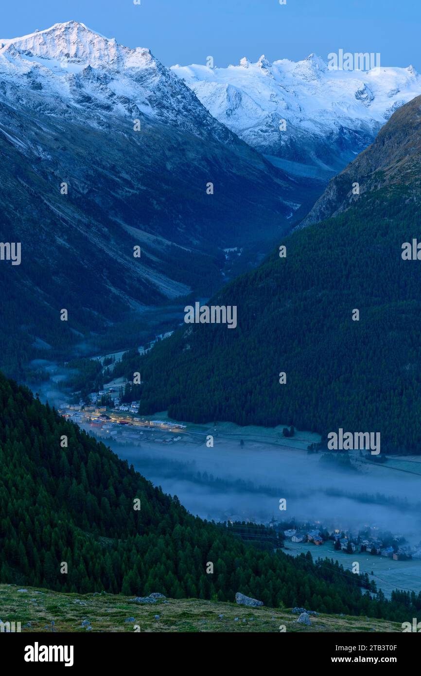Val roseg switzerland graubünden pontresina hi-res stock photography ...