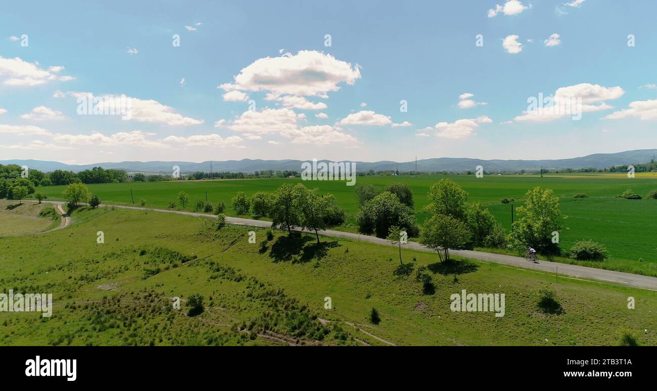 Aerial forward flight over forest hi-res stock photography and images ...