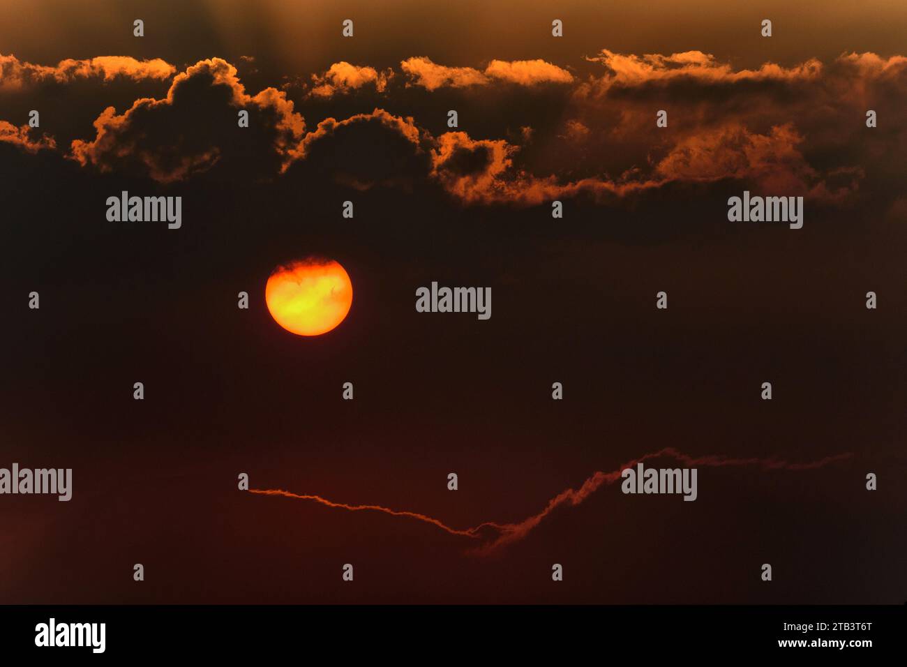 USA, Oregon, Central, Bend, Rancho las Herbas, sunset Stock Photo - Alamy