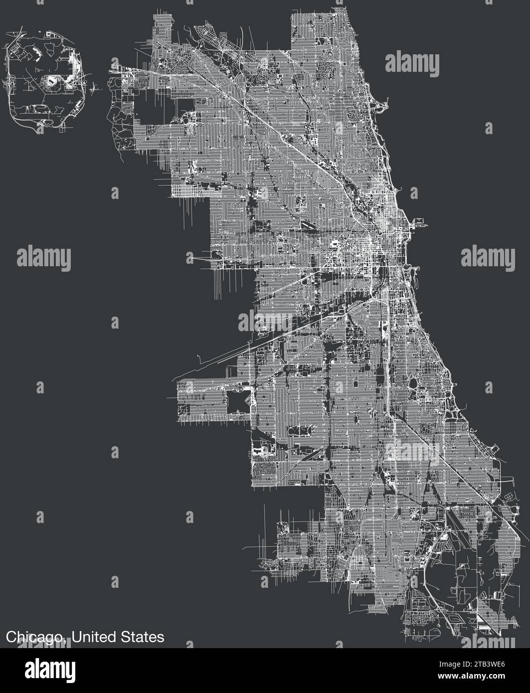 Chicago Stock Vector Images - Alamy