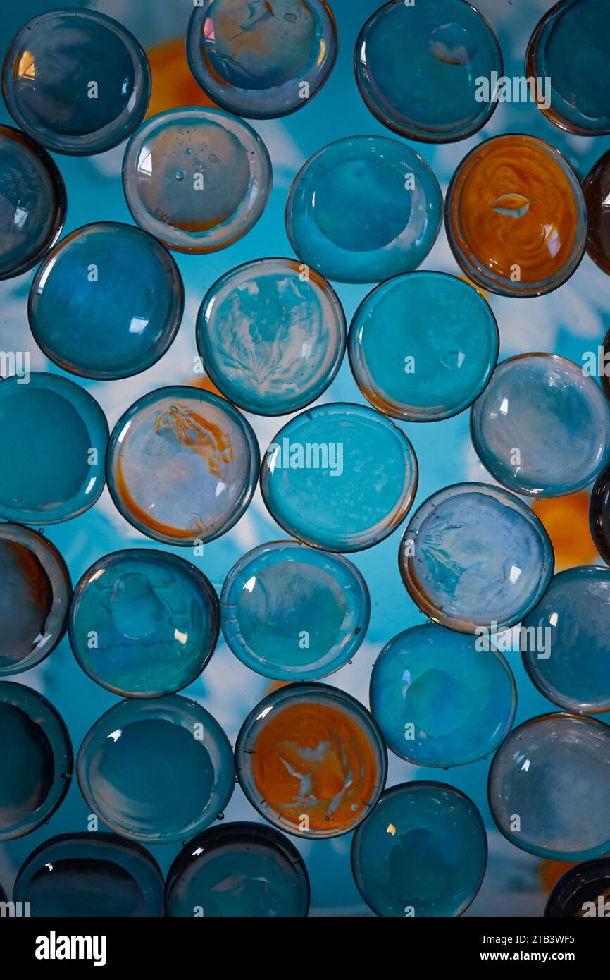 multi colored crystal bubbles, colorful background Stock Photo - Alamy