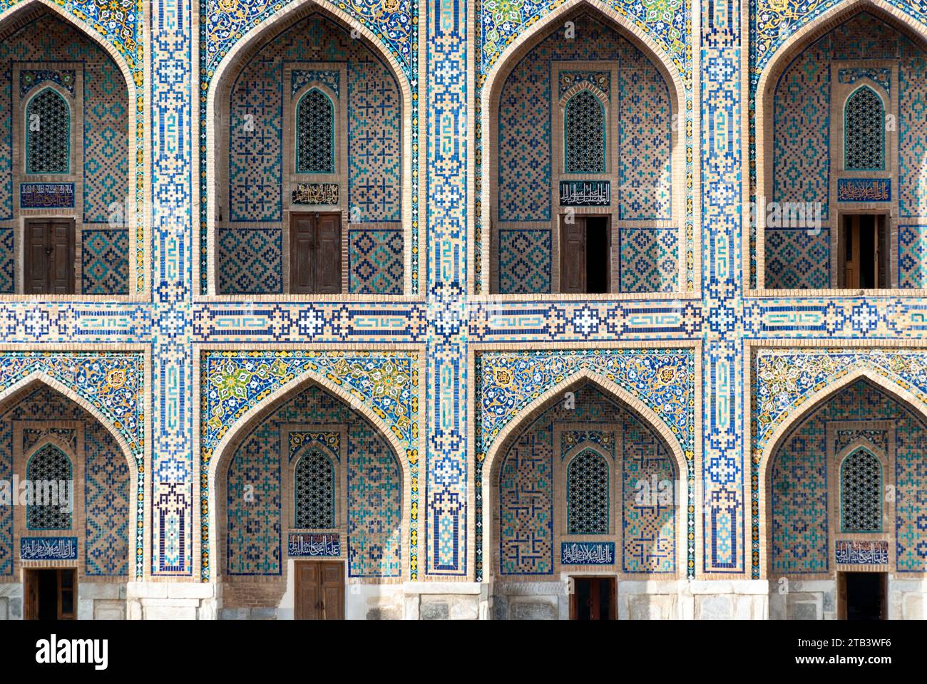 SAMARKAND,UZBEKISTAN-OCTOBER,23,2023:beautiful colours and patterns of ...