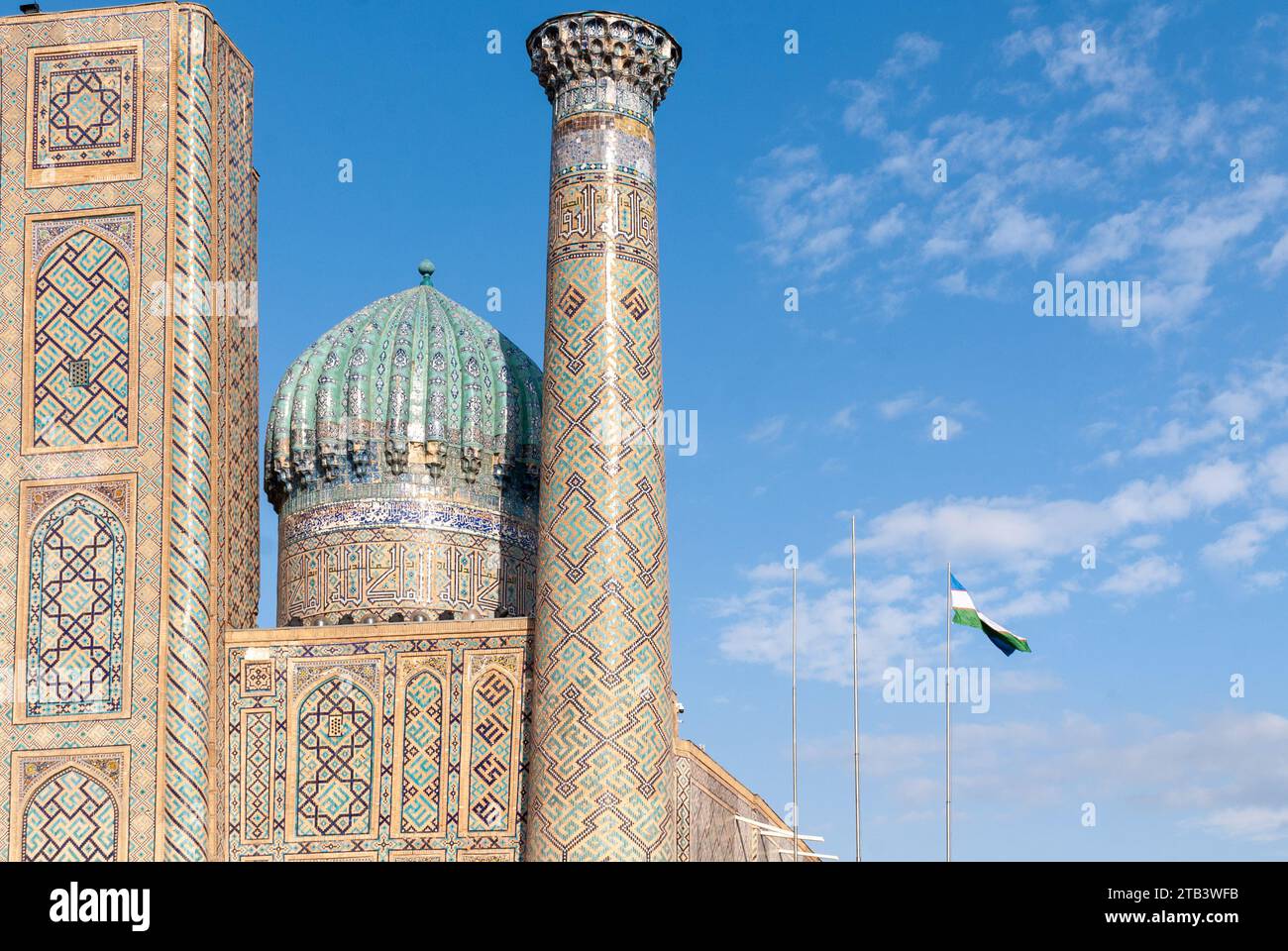 SAMARKAND,UZBEKISTAN-OCTOBER,23,2023:beautiful colours and patterns of ...