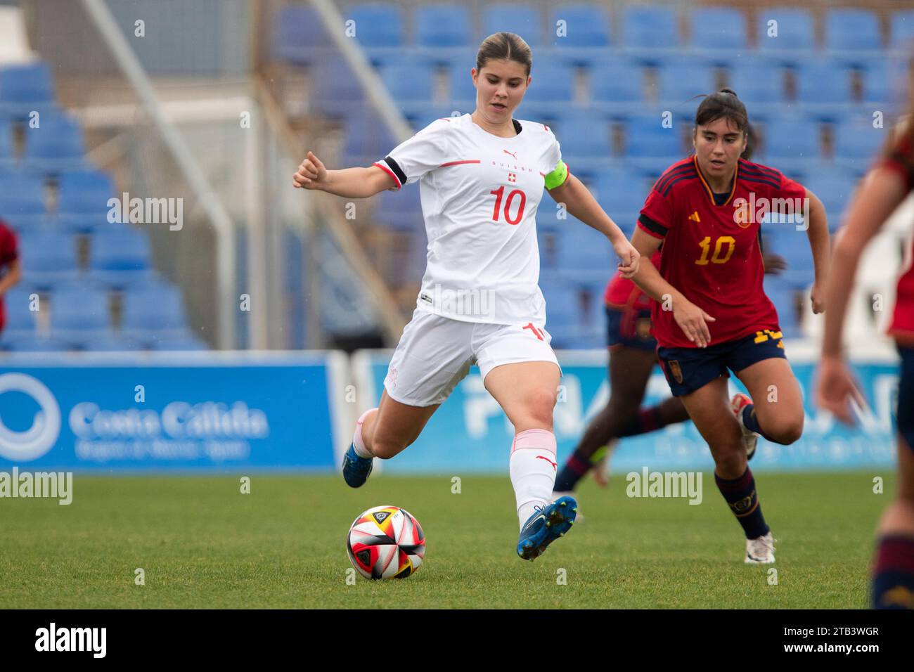IVELJ NOEMI Swiss player during the match, SPAIN vs SWITZERLAND WU19 ...