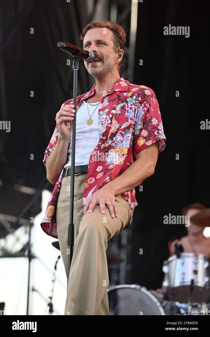 FORT LAUDERDALE, FL - DECEMBER 03: Aaron Bruno of Awolnation performs ...