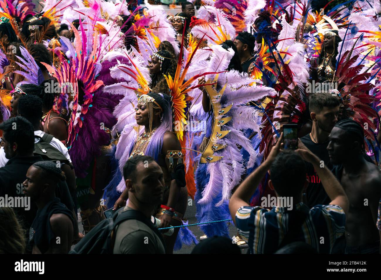 Crowd during Notting Hill Carneval Stock Photo - Alamy