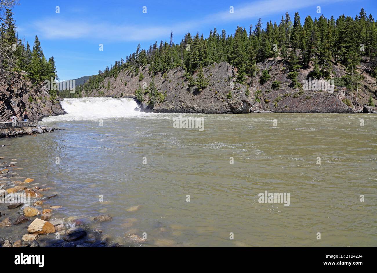 Bow falls trail banff hi-res stock photography and images - Alamy