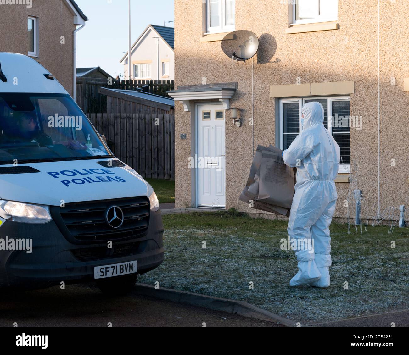 2 December 2023, Elgin,Moray,Scotland. This is Police Scotland ...