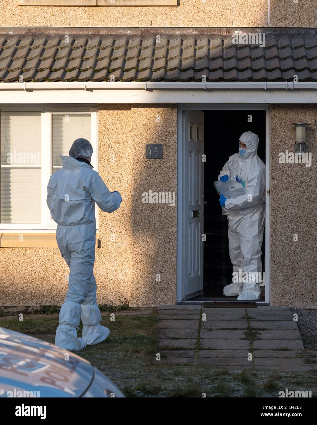 2 December 2023, Elgin,Moray,Scotland. This is Police Scotland ...