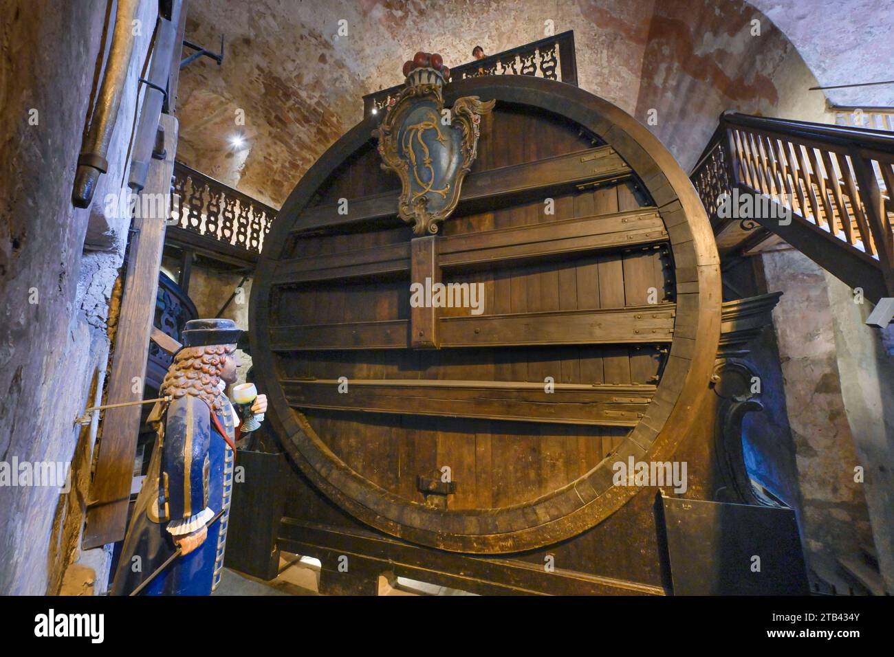 Grosses Fass, Fasskeller, Fassbau, Schloss Heidelberg, Baden ...