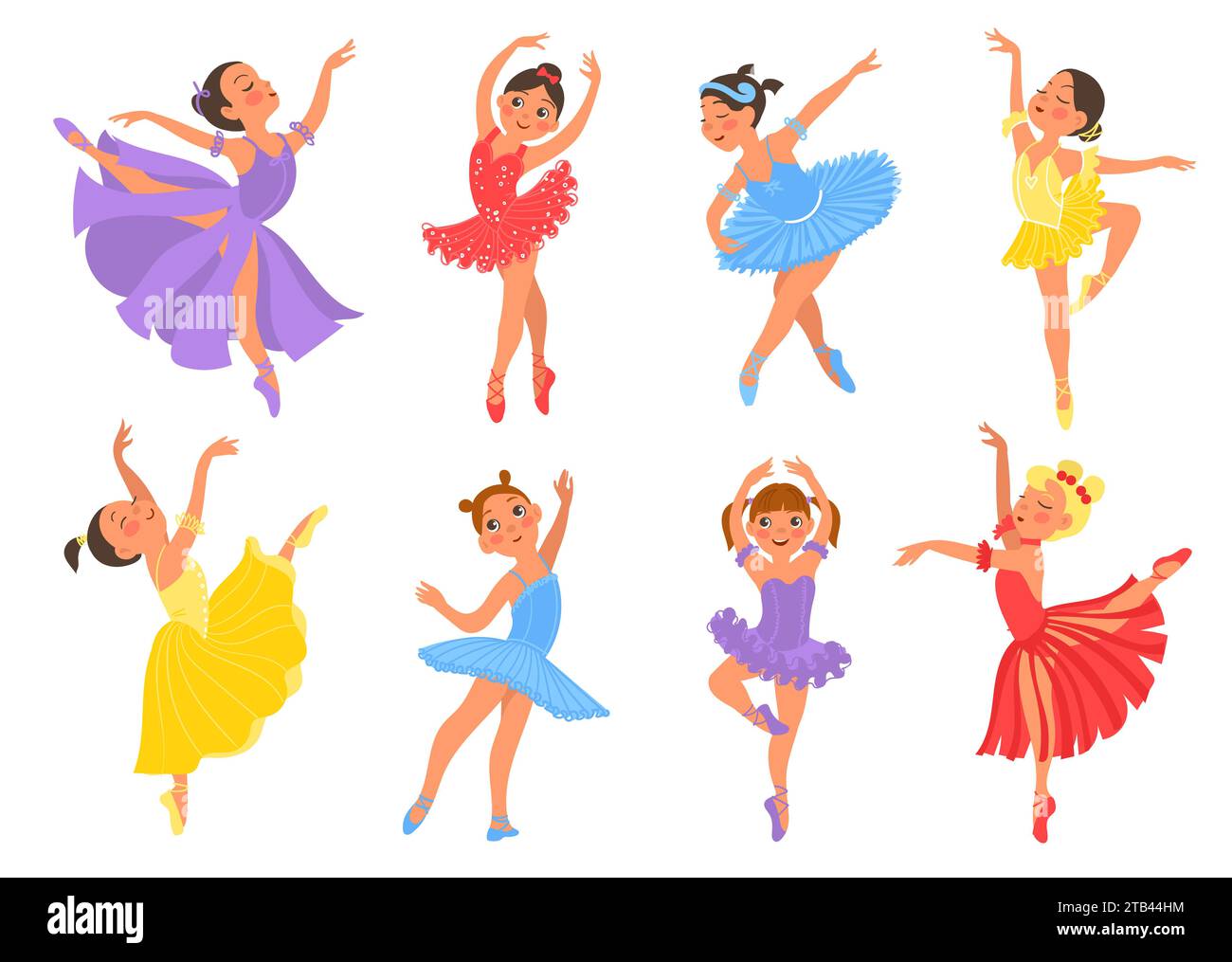Child in ballet Stock Vector Images - Alamy