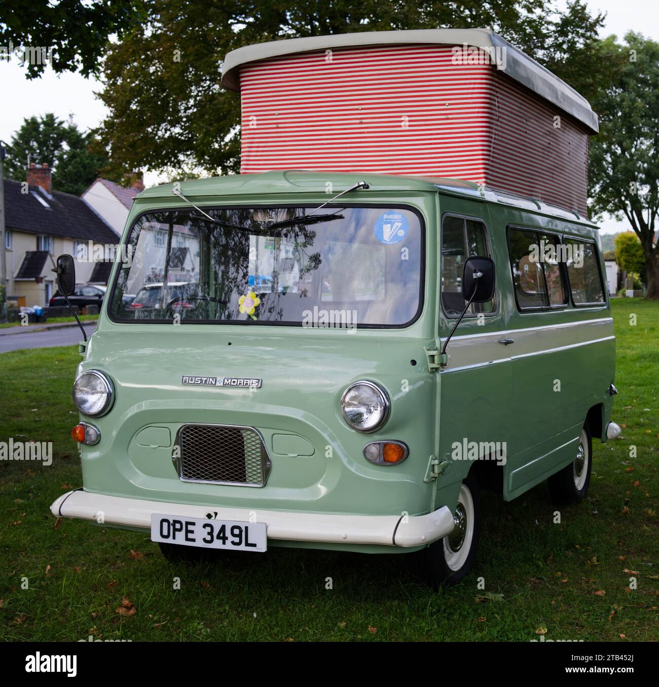 Austin Morris J4 camper 1972 model year Stock Photo - Alamy