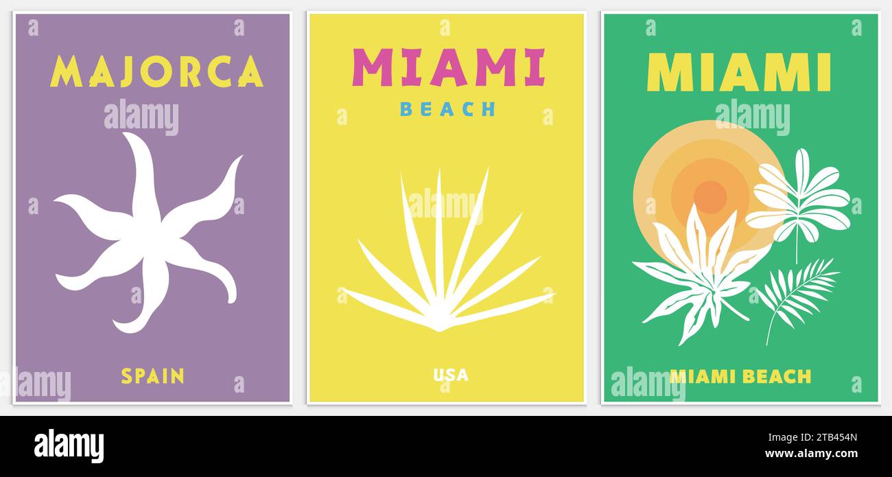 Retro pastel poster Stock Vector Images - Alamy