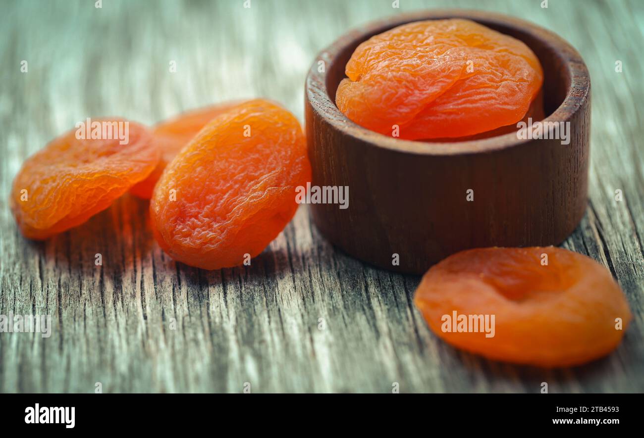 Healthy food dried apricots hi-res stock photography and images - Alamy