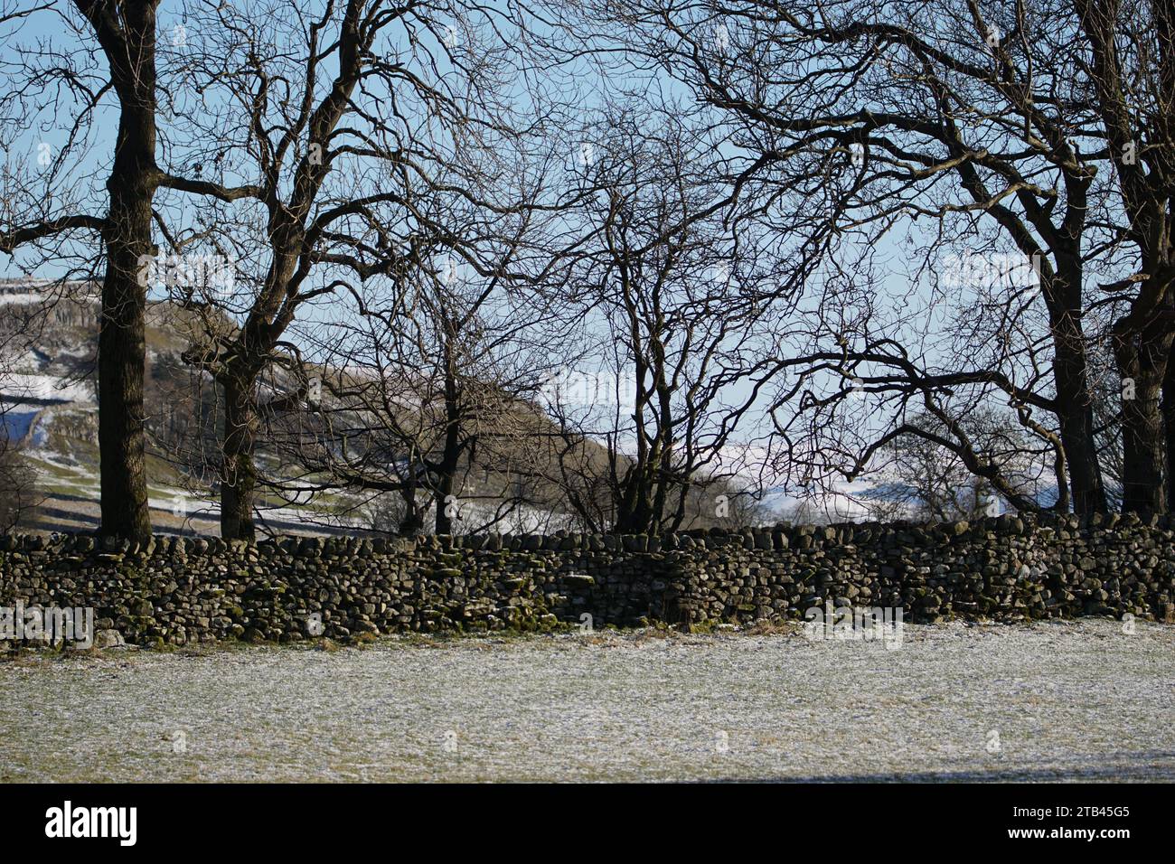 Winter in Littondale, The Dales, North Yorkshire, England, UK Stock ...
