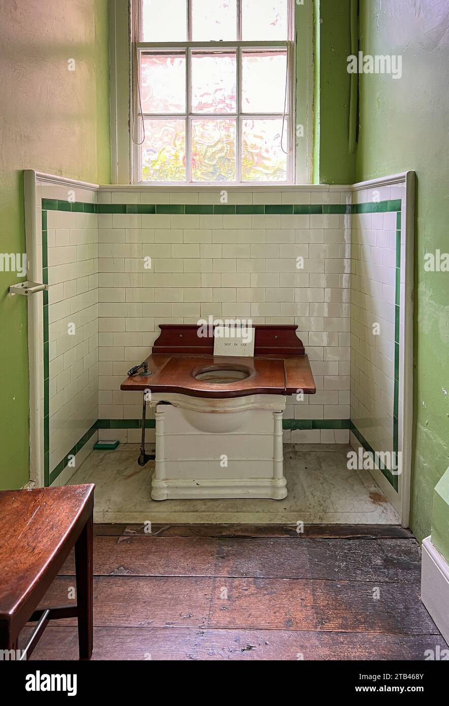 Mr S Stevens Hellyer`s `Optimus` valve closet at Croft Castle, Yarpole ...