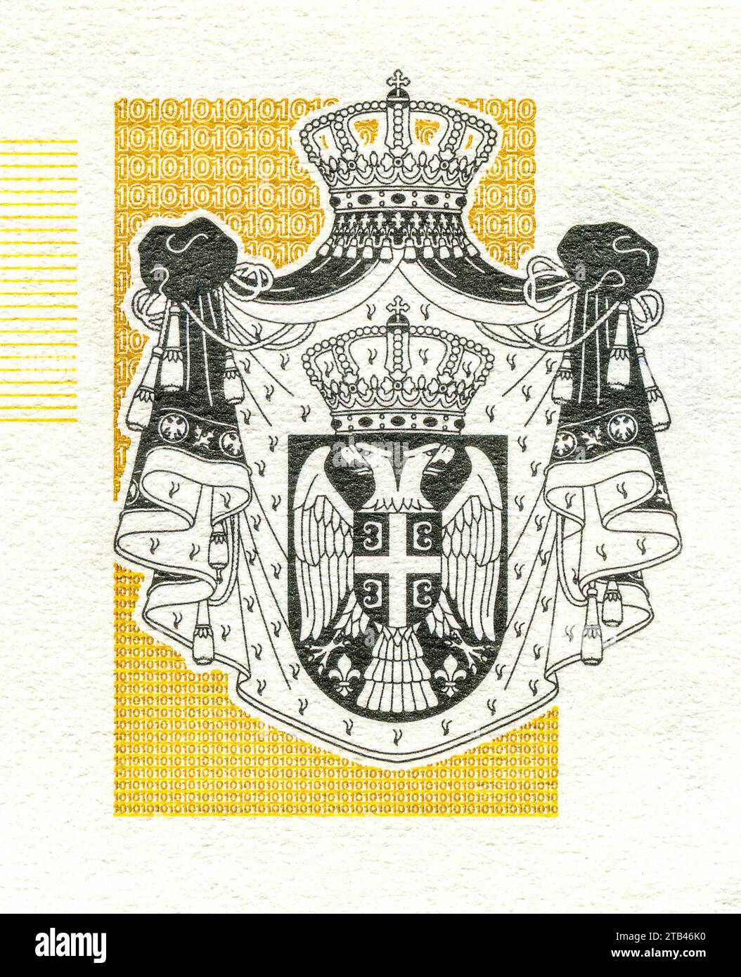 Serbian coat of arms hi-res stock photography and images - Alamy