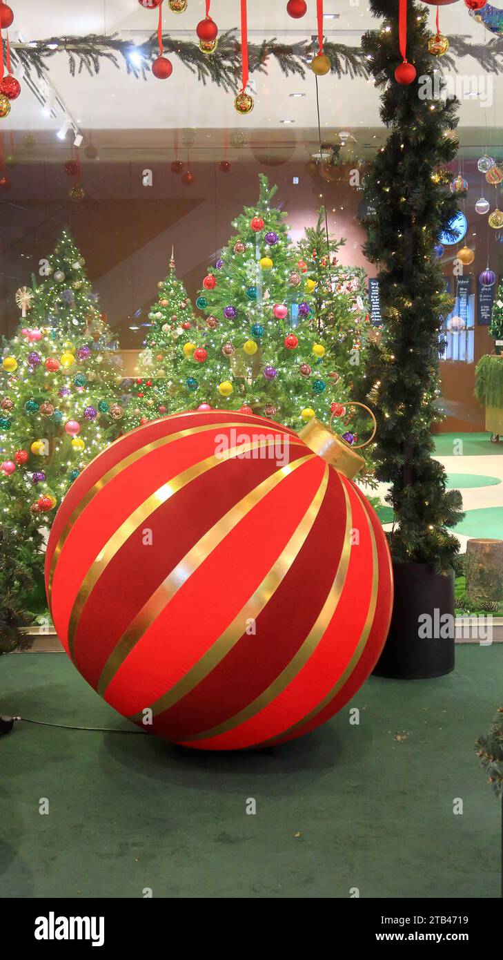A very large Bauble for the Christmas tree Stock Photo - Alamy