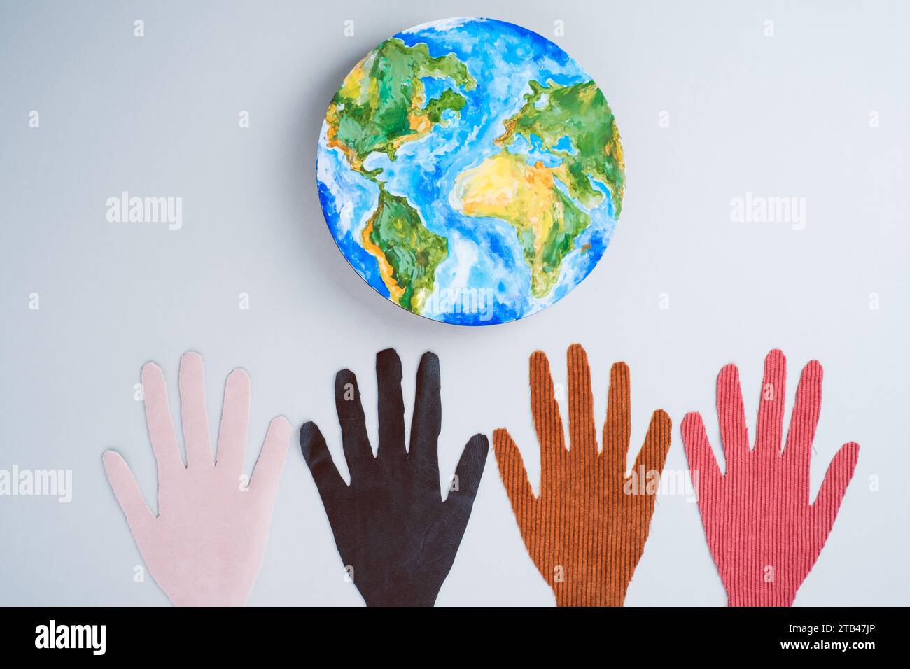 International Day for Tolerance with planet earth. Green energy, ESG ...