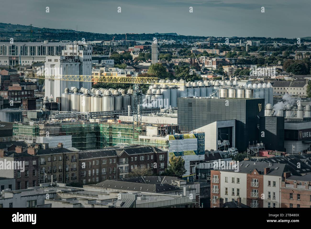 Aerial view of dublin hi-res stock photography and images - Alamy