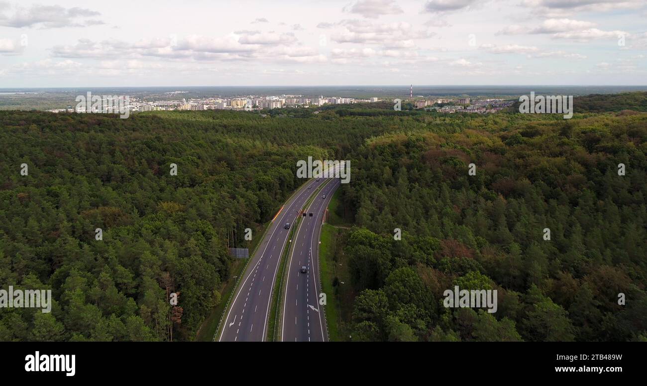 Aerial panorama landmark highway hi-res stock photography and images ...