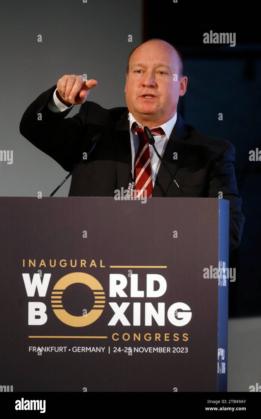 Frankfurt 25.11.2023 World Boxing Inaugural Congress 2023 in den ...