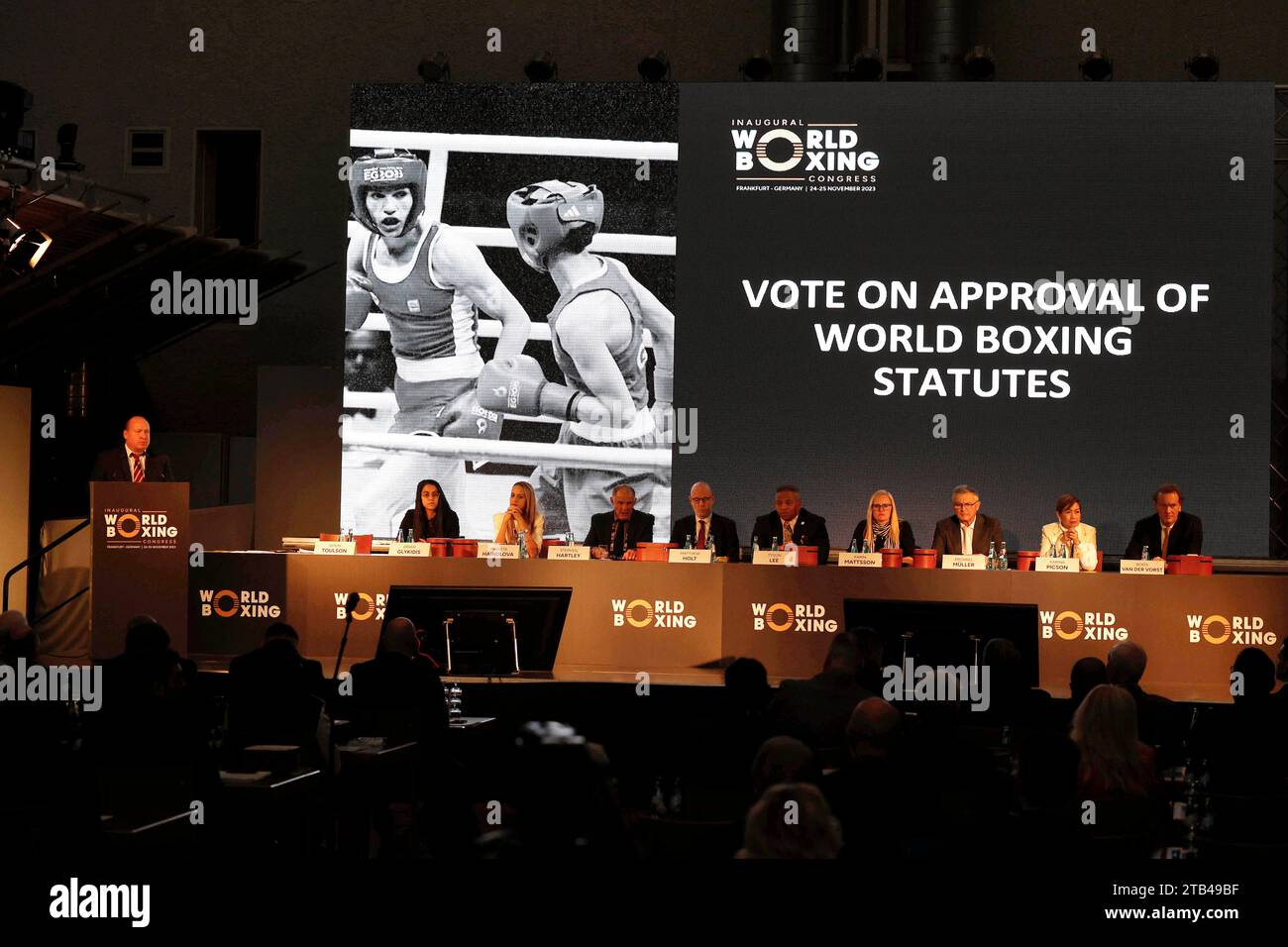 Frankfurt 25.11.2023 World Boxing Inaugural Congress 2023 in den ...