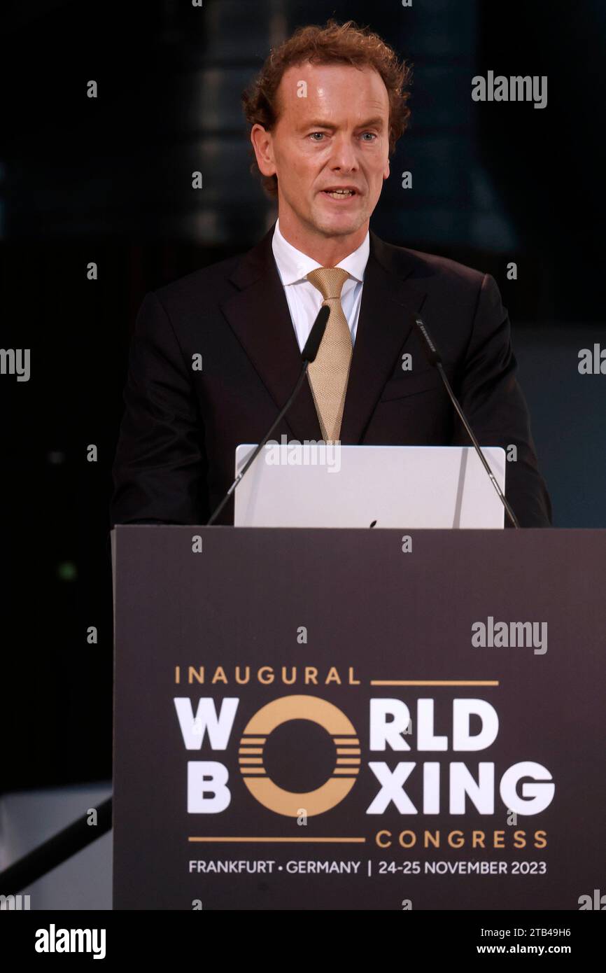 Frankfurt 25.11.2023 World Boxing Inaugural Congress 2023 in den ...