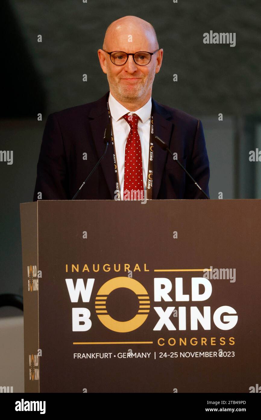 Frankfurt 25.11.2023 World Boxing Inaugural Congress 2023 in den ...