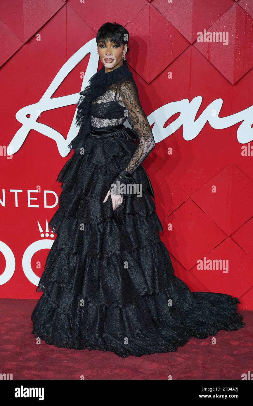 Winnie Harlow attending the Fashion Awards 2023 presented by Pandora ...