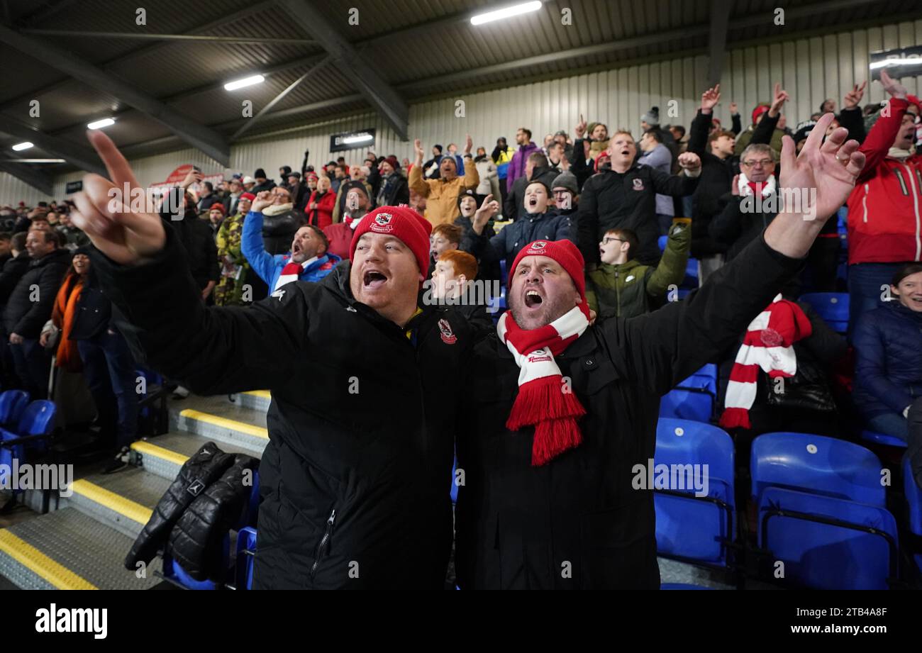 Ramsgate fans before the Emirates FA Cup, second round match at Cherry ...