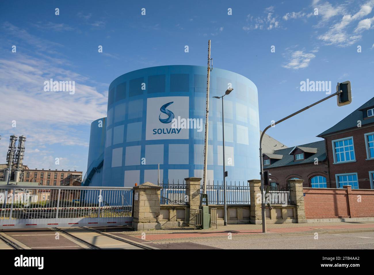 Solvay Chemicals, Koethensche Strasse, Bernburg, Salzlandkreis, Saxony ...