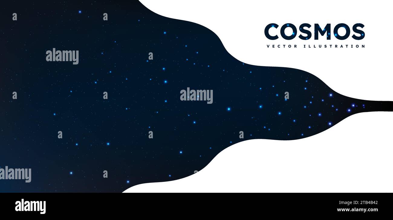 Cosmos banner vector template Stock Vector Image & Art - Alamy