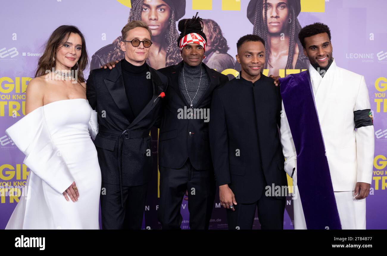 Munich, Germany. 04th Dec, 2023. Bella Dayne (l-r), actress, Matthias ...