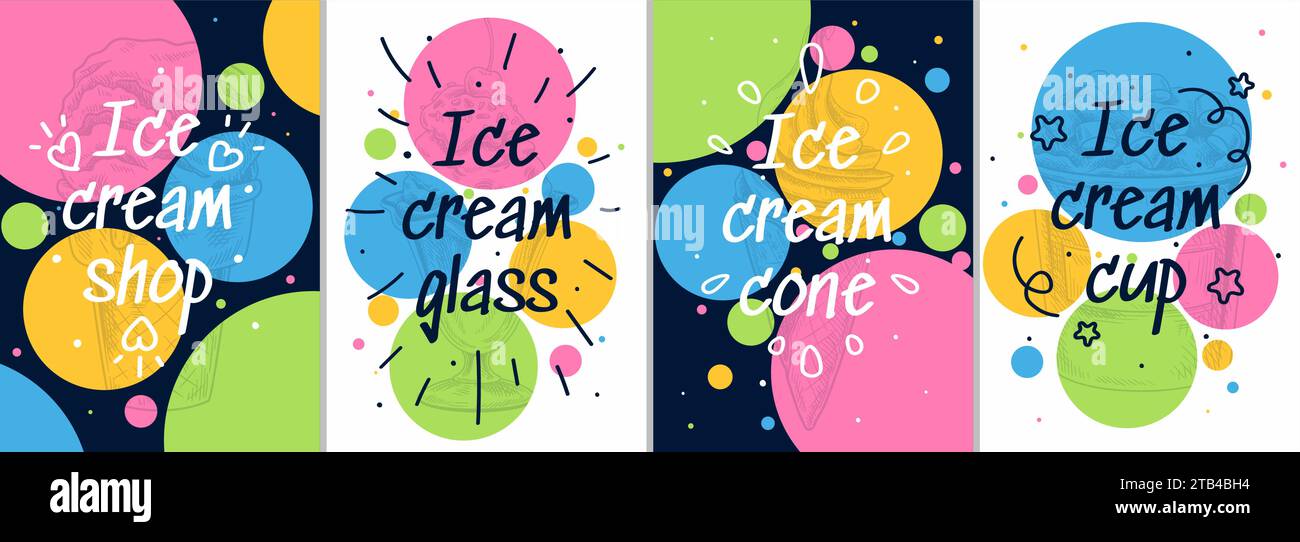 Ice cream posters hi-res stock photography and images - Alamy